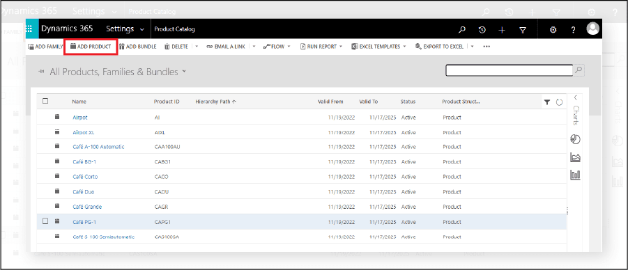 How to Add a Product Catalog in Dynamics 365?