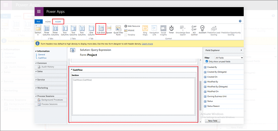 How to Add a Subgrid for Related Child Entities in Dynamics 365